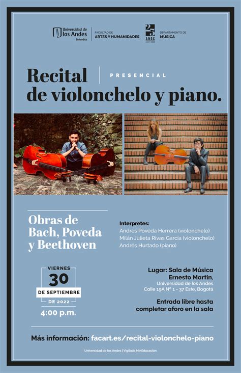 Recital De Violonchelo Y Piano Uniandes