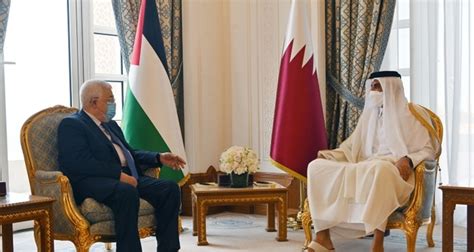 عباس يبحث مع أمير قطر آخر تطورات القضية الفلسطينية Daily Sabah Arabic