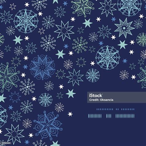 숙박 Snowflakes 프페임 코너 패턴 배경기술 12월에 대한 스톡 벡터 아트 및 기타 이미지 12월 1월 각도