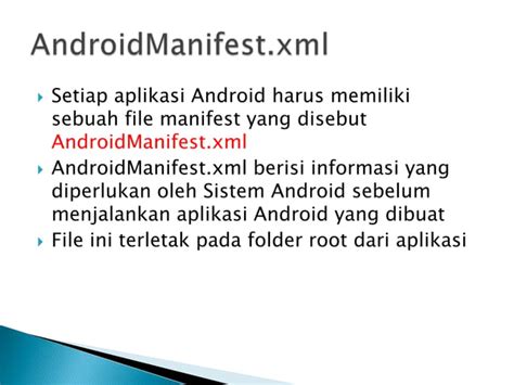 Pengenalan Pemrograman Android Pptx Pengenalan Pemrograman Android Pptx
