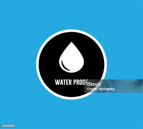 防水圖示 向量設計向量圖形及更多雨衣圖片 雨衣 黑色 不透水 Istock