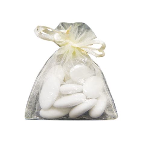 Sachets En Organza Gris