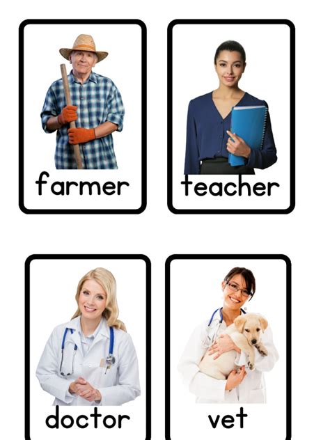 Community Helpers Flashcards Pdf
