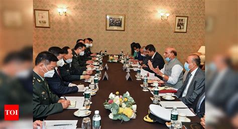 Rajnath Singh Chinese Defence Minister In First Political Meet Since