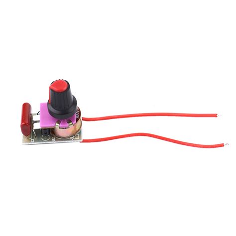 100w Dimmer Module Diy Kit With Switch Potentiometer Speed Regulation