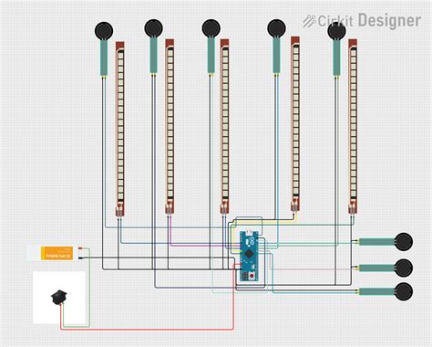 Arduino Micro Based Force Sensing Resistor Array How To Guide And Editable Circuit Cirkit