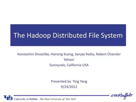 PPT The Hadoop Distributed File System PowerPoint Presentation Free Download ID