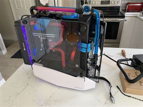First Custom Loop Dual Loop ITX Build Builds Gg