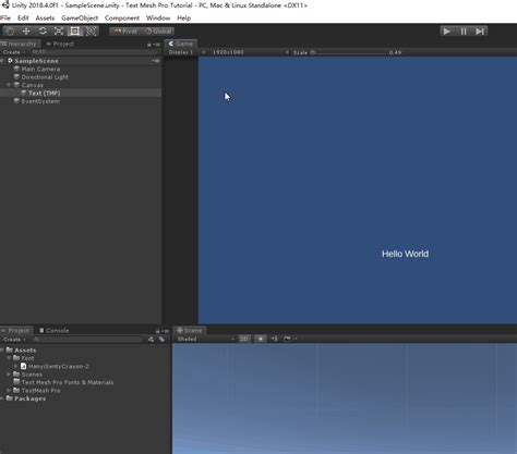 Text Mesh Pro 创建字体 Csdn博客