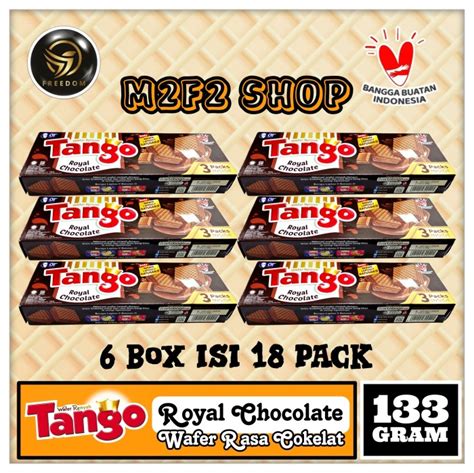 Jual Tango Wafer Royal Chocolate Krim Cokelat Box Gr Harga Pcs Jakarta Pusat