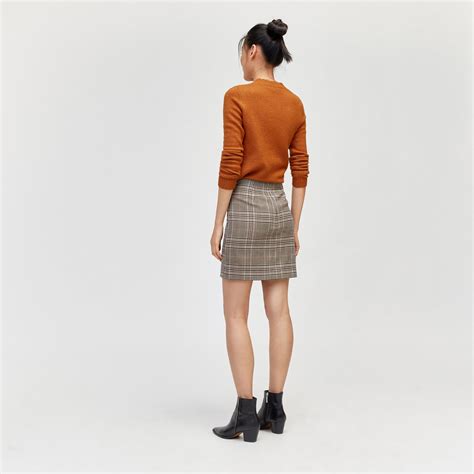 Warehouse HONEY CHECK PELMET SKIRT Multi 3 Skirts Clothes Spirit