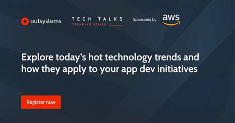 outsystems on linkedin what are today s hot technology trends join our upcoming tech talks to…