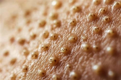 Skin Blisters Blackheads And Pimples On Human Body Premium Ai