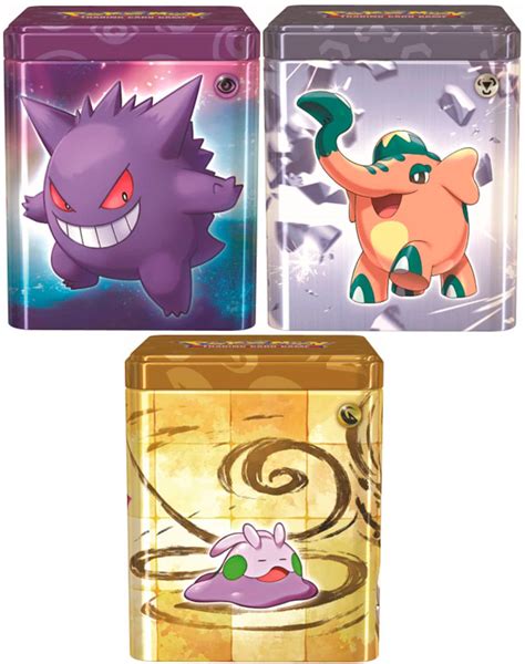 Customer Reviews Pokémon Trading Card Game Stacking Tin Styles May Vary 210 87987 Best Buy