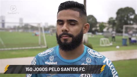 Felipe Jonatan Comemora 150 Jogos No Santos E Projeta Duelo Contra O