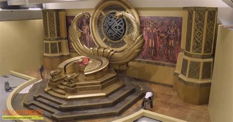 Thor Ragnarok Asgard Throne Room Wall Panel Original Set Dressing