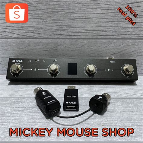 Jual Efek Gitar M VAVE CHOCOLATE BT Wireless MIDI Controller Foot Switch Pedal CUVAVE