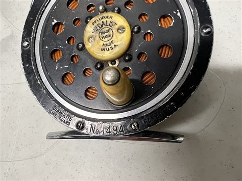 Vintage Pflueger Medalist 1494 Fly Reel 1 Ebay