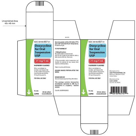 Doxycycline Oral Suspension FDA Prescribing Information Side Effects And Uses