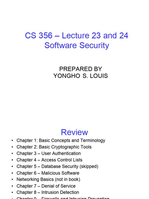 Soft Security Lecture Pdf Programming Computer Program