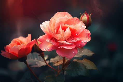 花园中绽放的美丽玫瑰花高清图片下载 正版图片600663861 摄图网