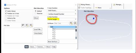 Ansys Fluent How Can I Start Drawing Xy Plot From A Specific Point