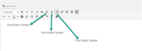 How To Use Wordpress Post Editor Toolbar And Add New Option