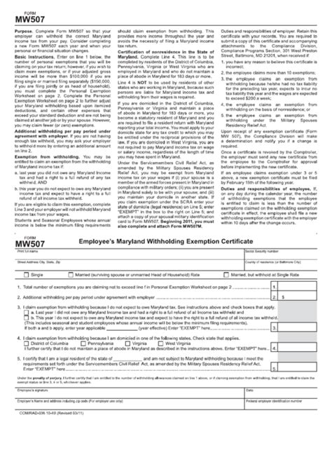 Mw507 Form 2025 John Smith