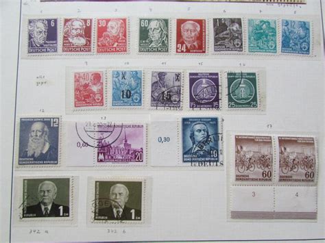 Ddr Startsammlung Ddr Wasserzeichen Abarten O Aus Altem Sieger Abo