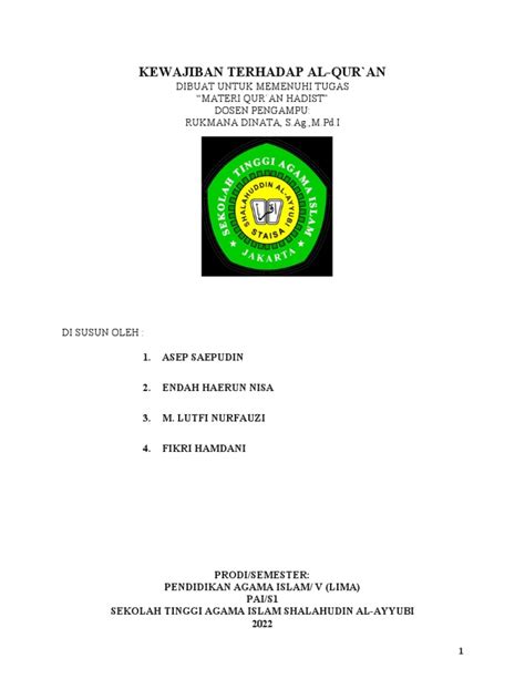 Tugas Pa Asep Pdf Agama And Spiritualitas
