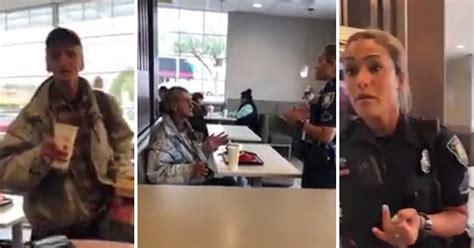 Man Kicked Out Of Mcdonalds By Cop For Buying Homeless Man A Meal