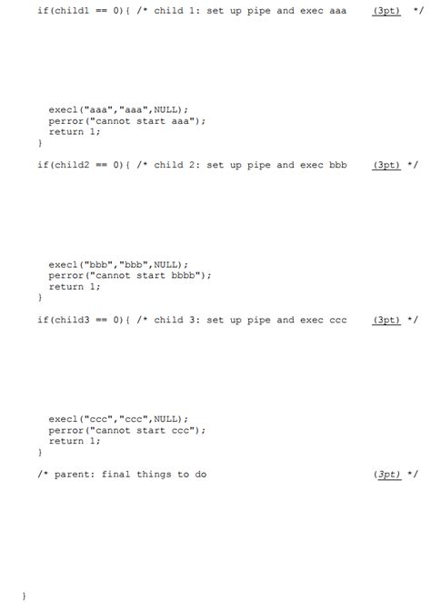 solved suppose we have three programs aaa bbb ccc which