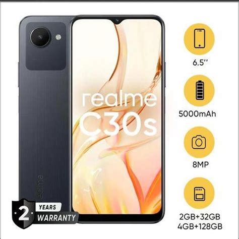Realme C30s 6.5'' Display, 2GB RAM + 32GB ( Dual Sim ) 5000mAh- Striple ...