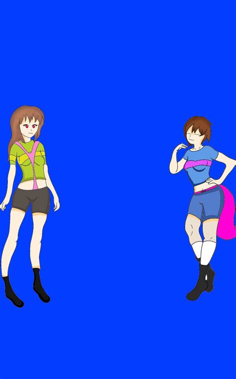 Frisk And Chara Wedgie By Undertaleartmaker On Deviantart