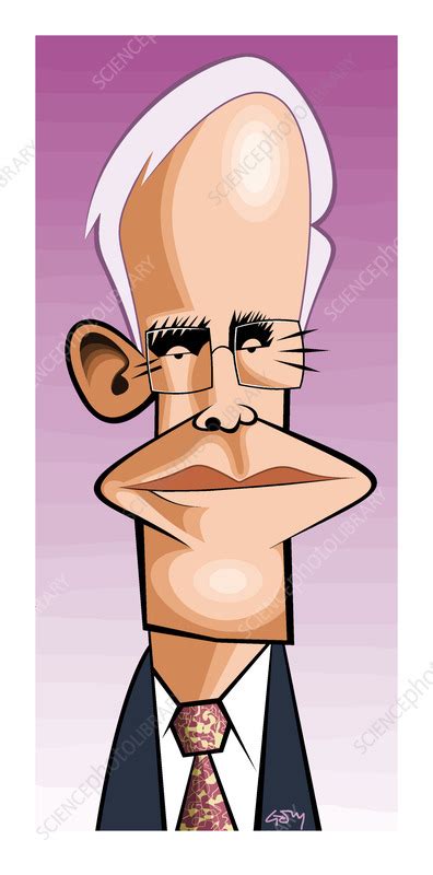 David Gross Us Theoretical Physicist Illustration Stock Image