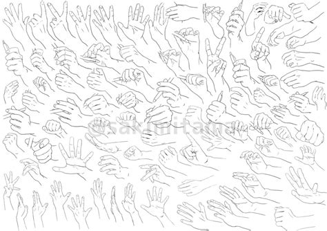 手を描く練習・練習用の資料をつくりました 描くラボ