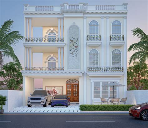 Dilawar Ali On Linkedin 3 Stories Elevation Design