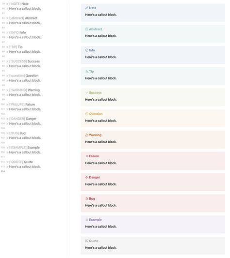 Callouts Not Displayed As Seen In The Help Document Help Obsidian Forum