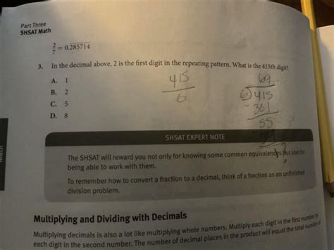 How Do I Solve Problems Like These R Shsat