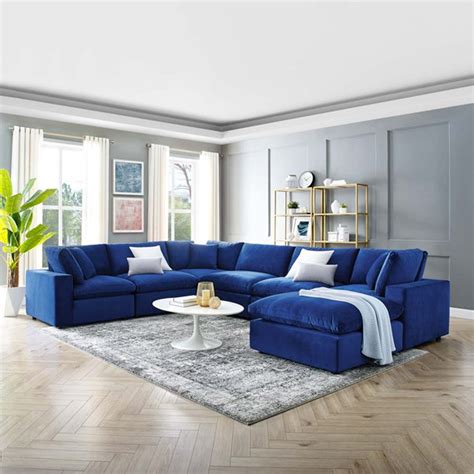 Navy Blue Sectional Sofa Bed Cabinets Matttroy