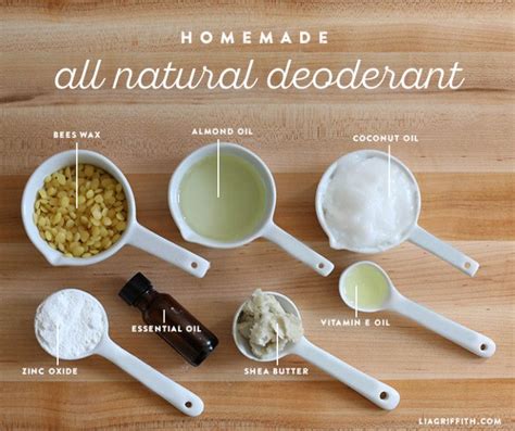 Homemade All Natural Deodorant Recipe Natural Deodorant Recipe