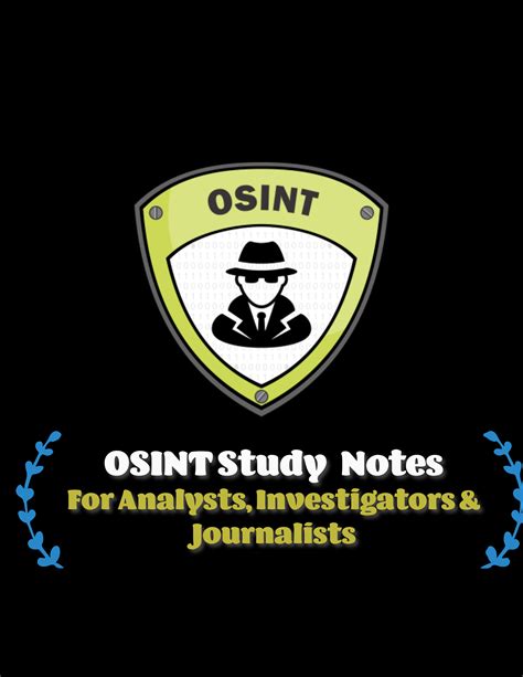 Open Source Intelligence OSINT Study Notes In PDF HackNotes