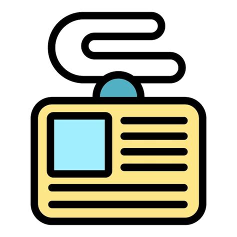 Icono De La Insignia Del Evento Contorno Del Icono Del Vector De La