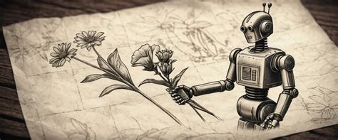 Robot In Laputa Pencil Sketch Stable Diffusion Online