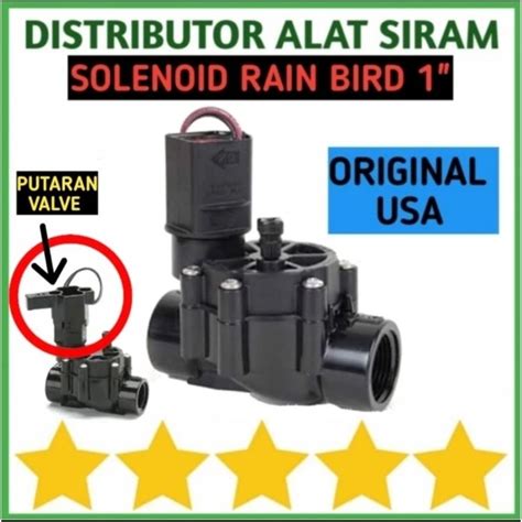 Jual Solenoid Valve 100dv Rain Bird Selenoid 100 Dv Valve Manual Otomatis Rainbird Shopee