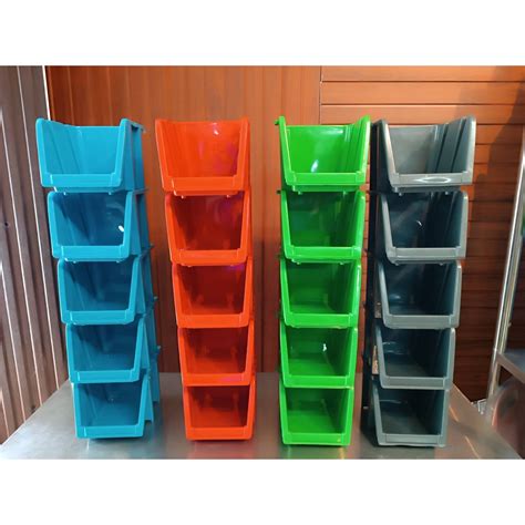 Stackable Bin Boxes Storage Organizer 351 Small Shopee Philippines