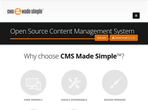 Cms Made Simple Project Details
