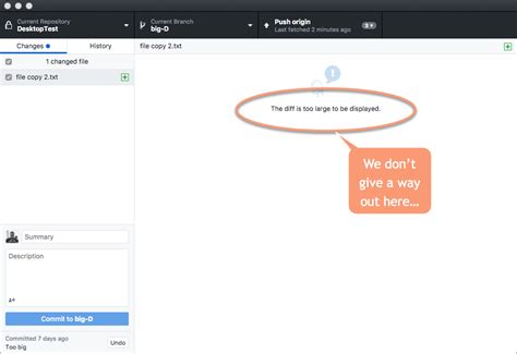 Give User A Way To Open Diffs That Desktop Will Not Render · Issue 4053 · Desktopdesktop · Github