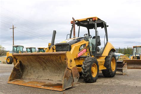 2007 Cat 414e Il Skip Loader Sold Pacific Coast Iron Used Heavy