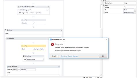 Error Object Reference Not Set To Instance Of An Object Help Uipath Community Forum